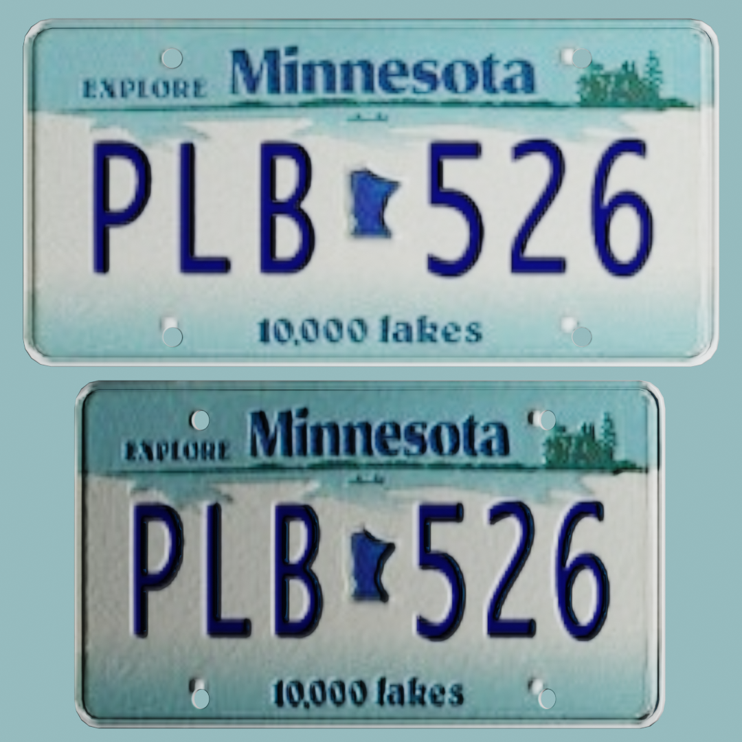Minnesota Licence plate PL | FREE Vehicle Parts models | BlenderKit
