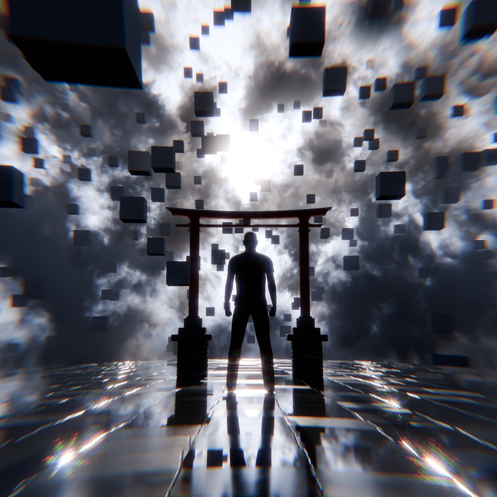 To the End | FREE Abstract scenes | BlenderKit