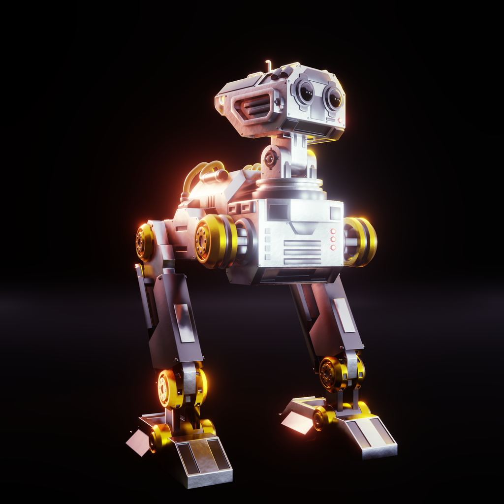 Sci-Fi Robot | FREE Robots Characters models | BlenderKit