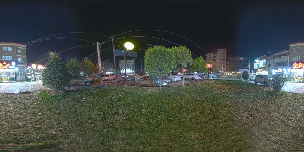 Night Park Decorative Lights HDRI | Nighttime Environments HDRis ...