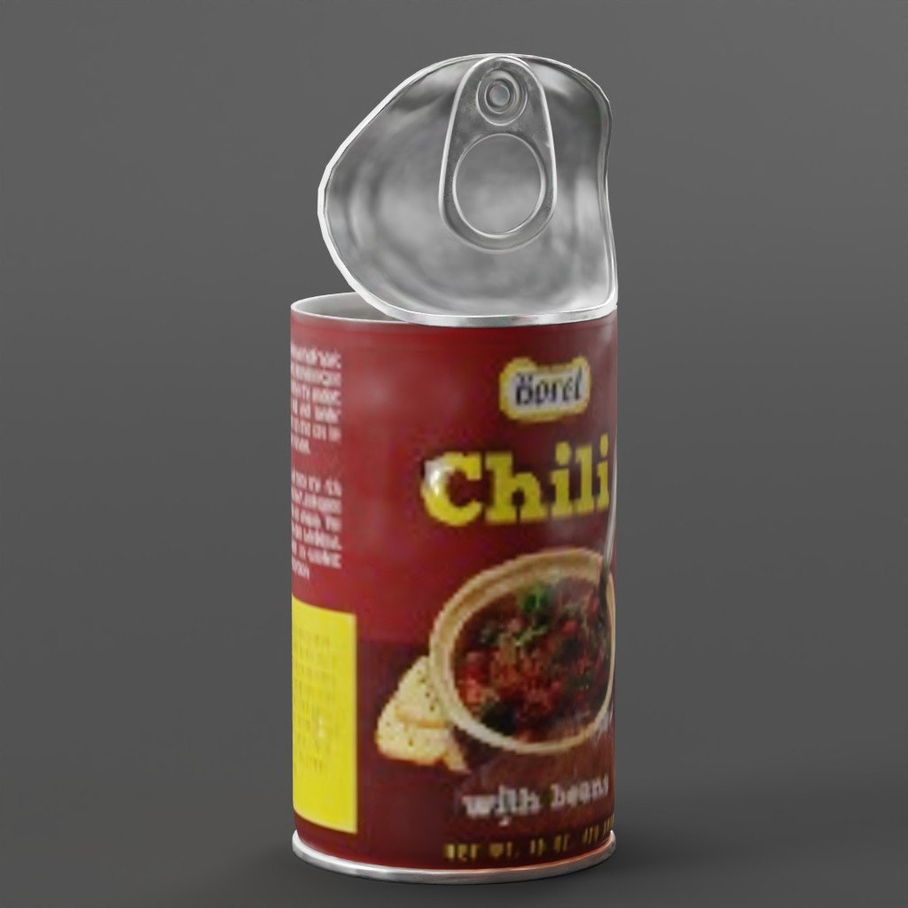 Opened Canned Chili with Beans | Kitchen Furniture models | BlenderKit