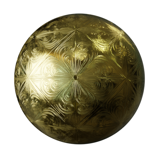 Baroque Gold | FREE metal materials | BlenderKit