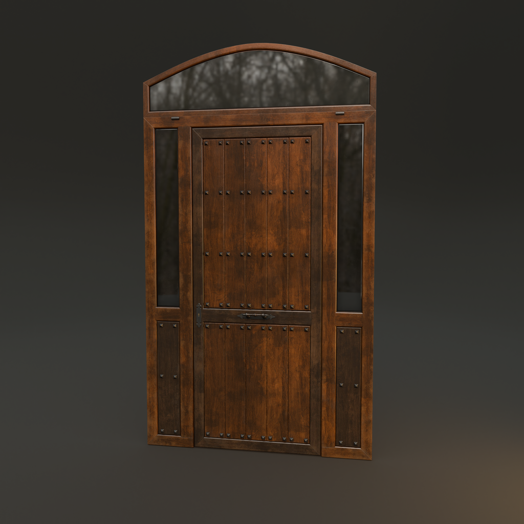 Mansion Door Modern | FREE Doors models | BlenderKit
