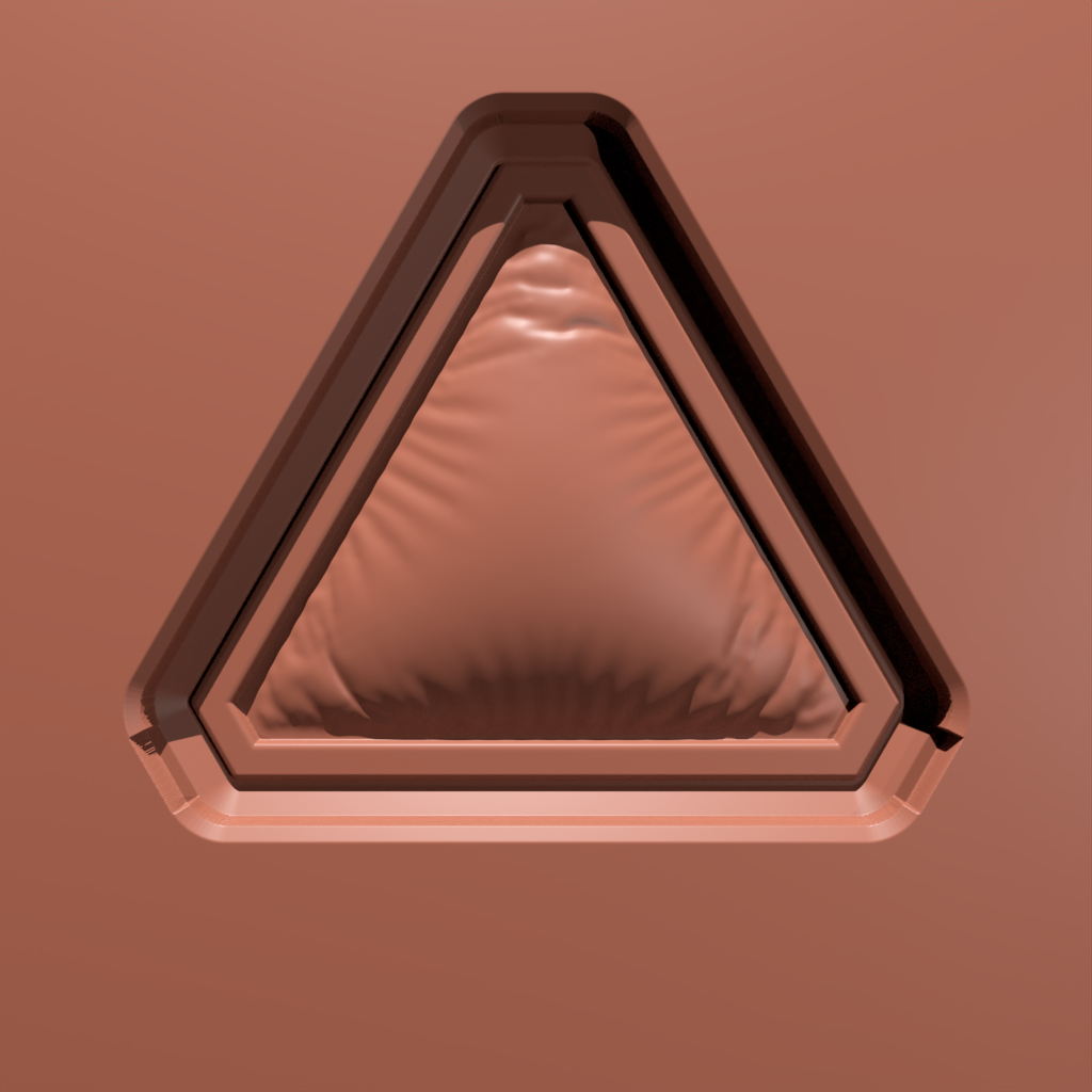 Padded Triangular Detail Brush - 01 | FREE industrial brushes | BlenderKit