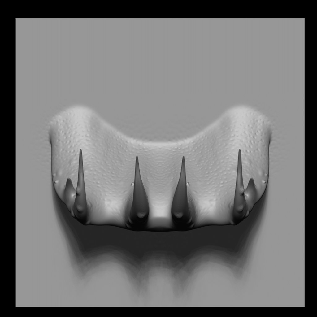 Dragon Fin VDM Brush - 01 | FREE Fins brushes | BlenderKit