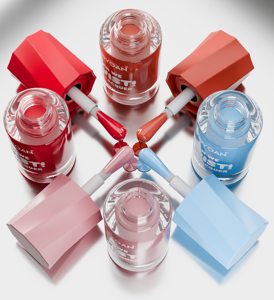 Nail enamel creative product mockup | Mockup scenes | BlenderKit