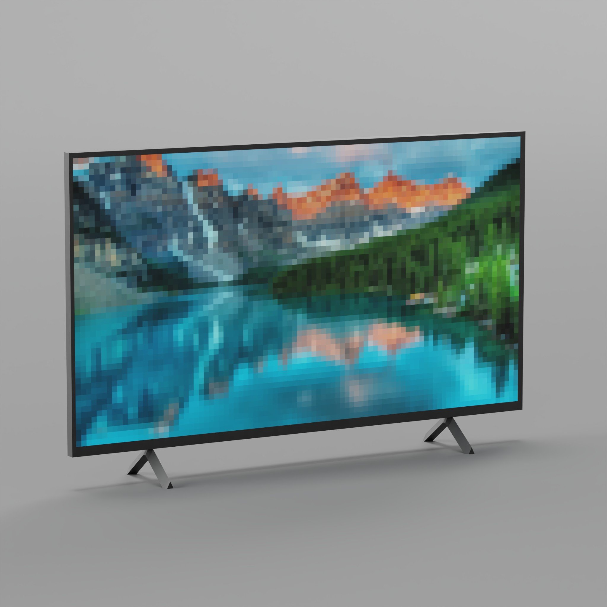 Generic Modern TV | Video devices models | BlenderKit
