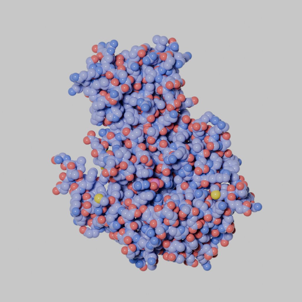 DNA Polymerase | Microbiology models | BlenderKit