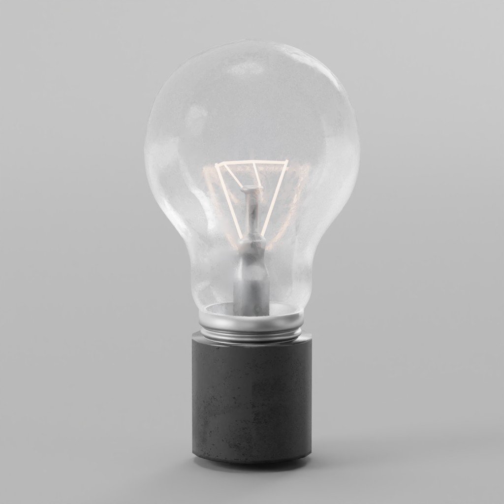 Bulb Lamp | Ceiling Lights models | BlenderKit