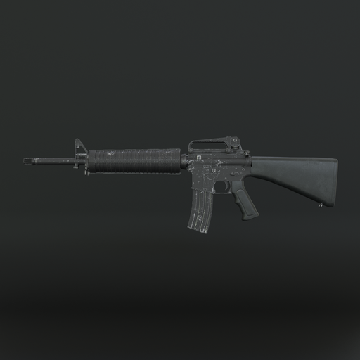BlenderKit | Download the M16 model