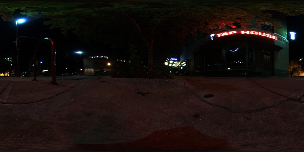 NIght Buildings | Urban Elements HDRis | BlenderKit