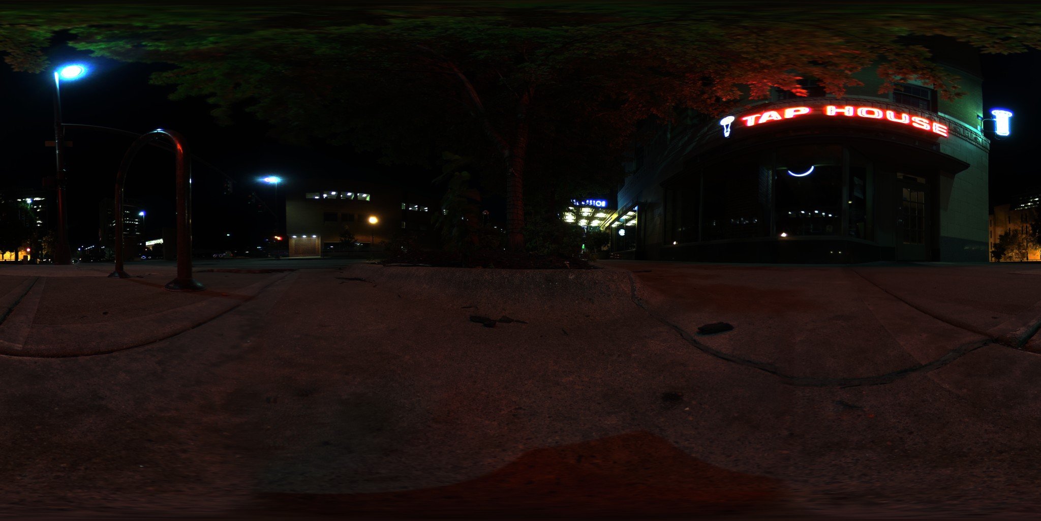 NIght Buildings | Urban Elements HDRis | BlenderKit