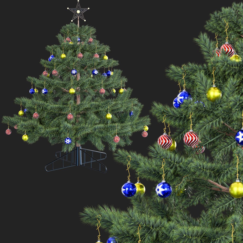Christmas tree | Indoor Plants models | BlenderKit