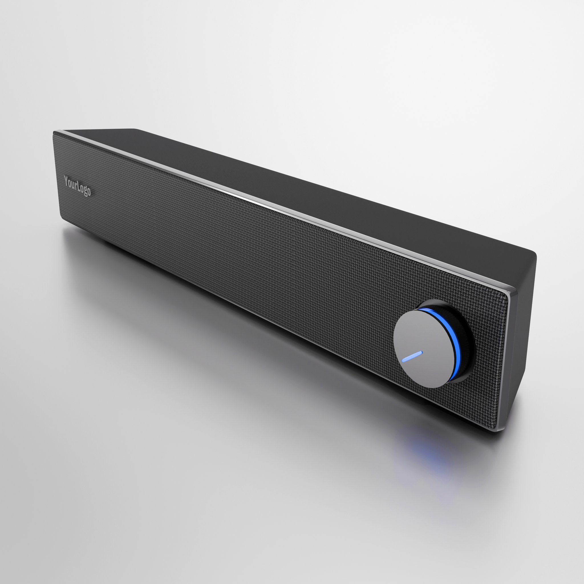 Wireless Mini Backlit Soundbar | Audio Devices models | BlenderKit