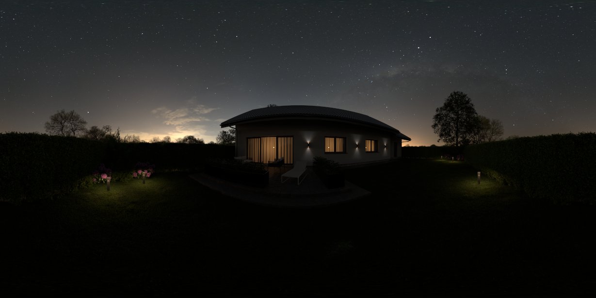 Garden Summer Night | Nature HDRis | BlenderKit