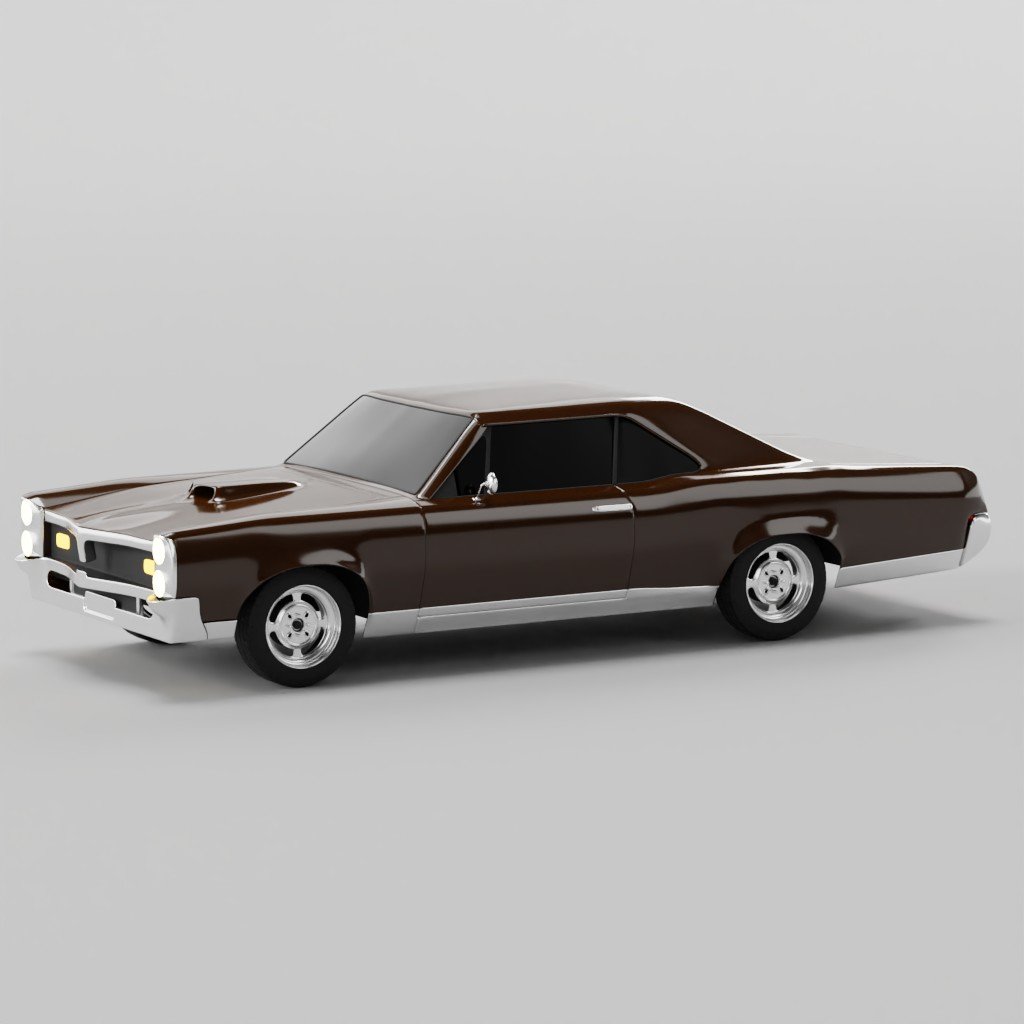 Pontiac GTO 1967 | Buggy Cars models | BlenderKit