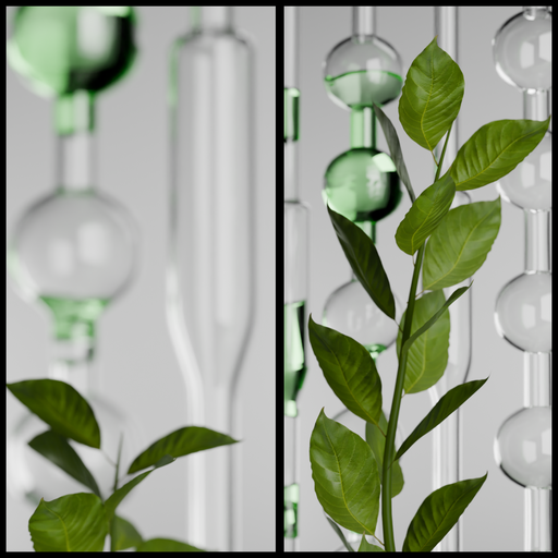 Growing plant science lab experiment | Mockup scenes | BlenderKit