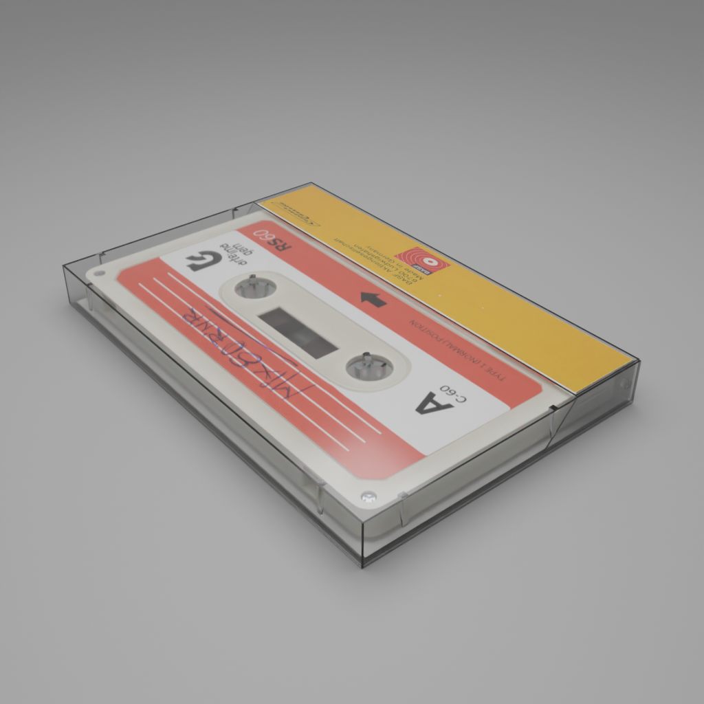 Cassete Tape | Audio Devices models | BlenderKit