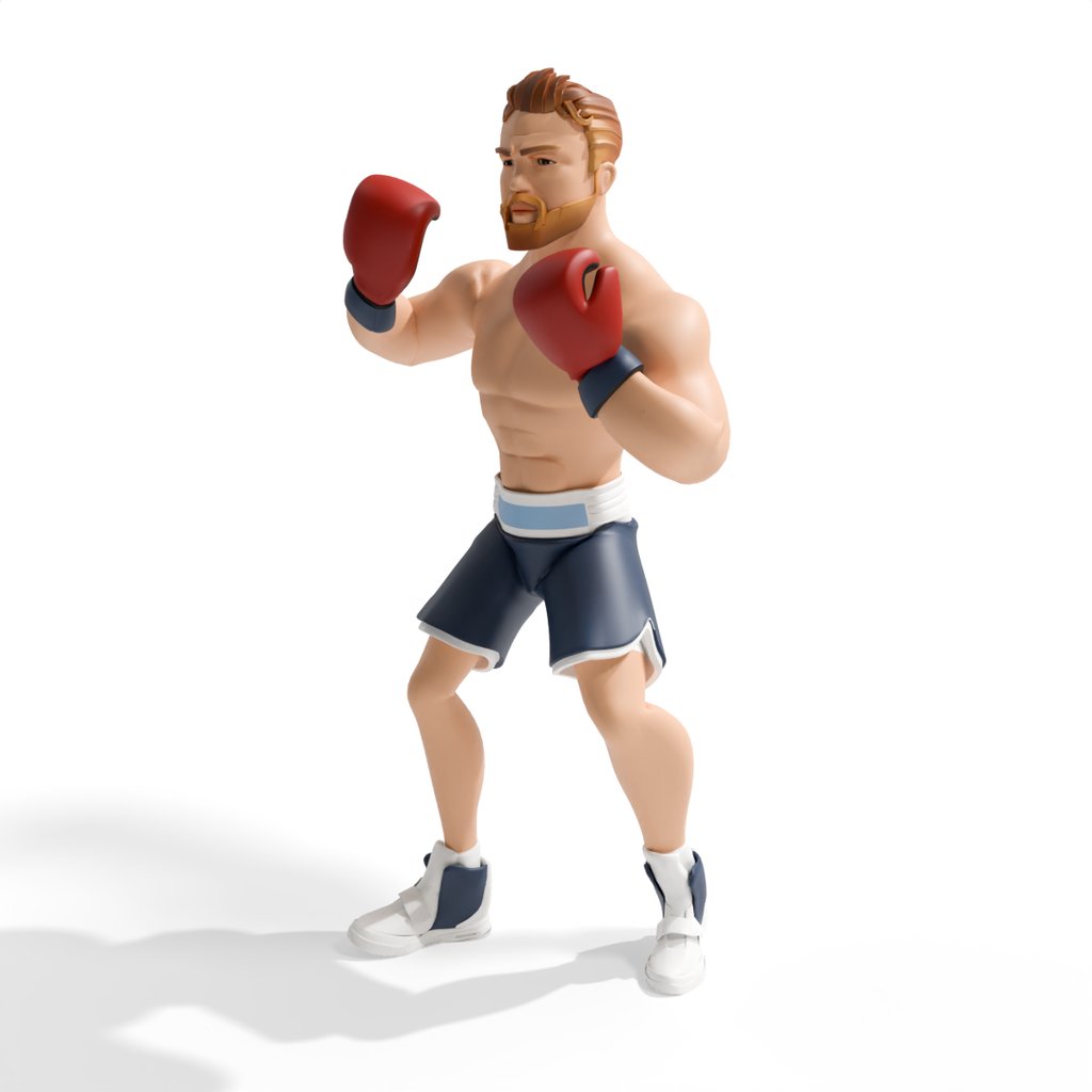 Boxer | Sports Characters models | BlenderKit