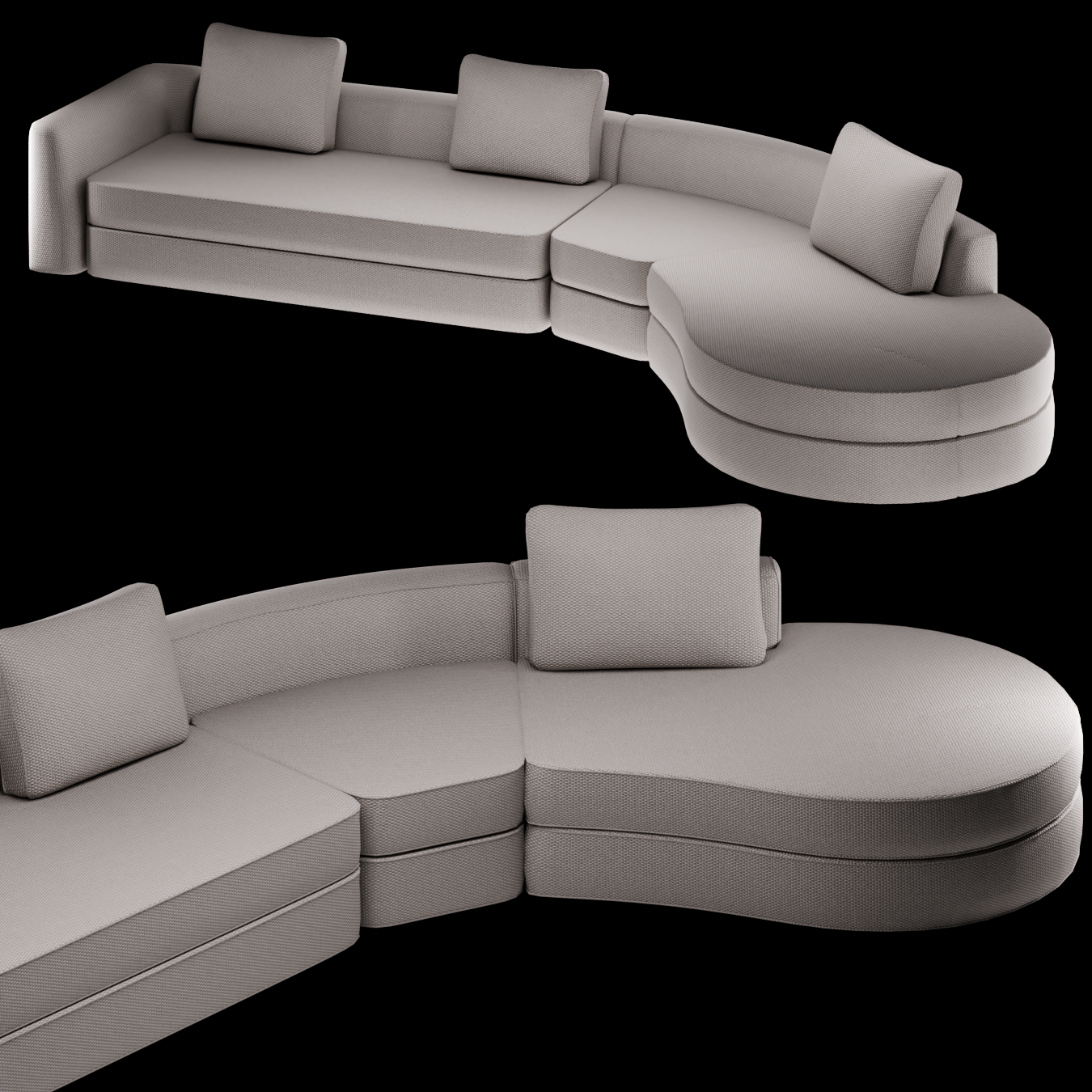 Bergamo Sofa | FREE Sofas models | BlenderKit