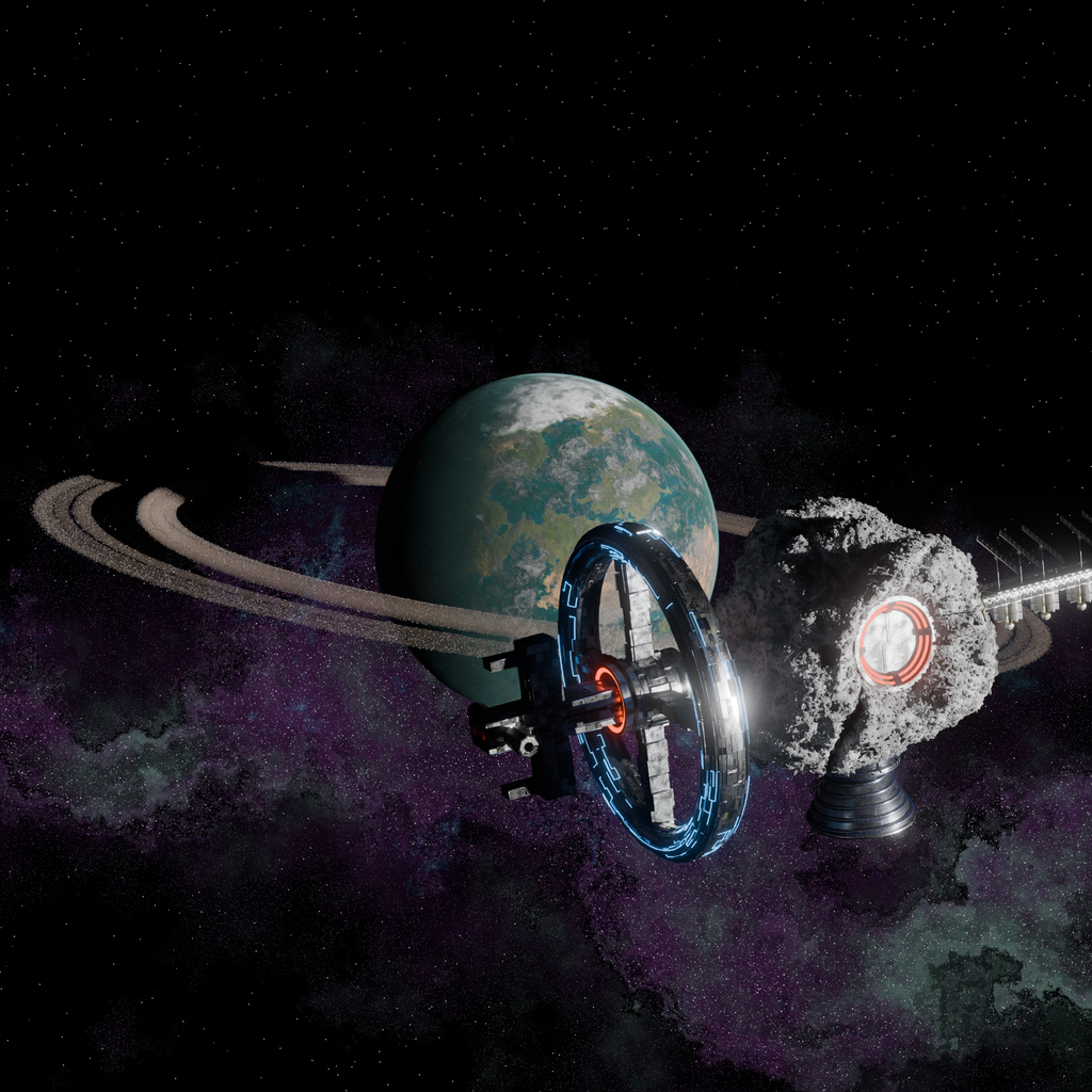 Satellite Probe | Science scenes | BlenderKit