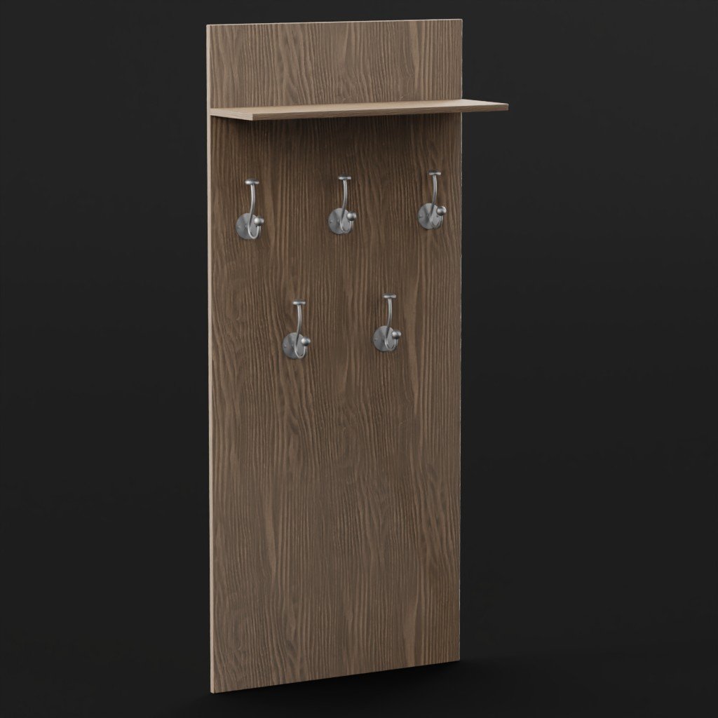 Wooden Hanger | FREE Architecture models | BlenderKit