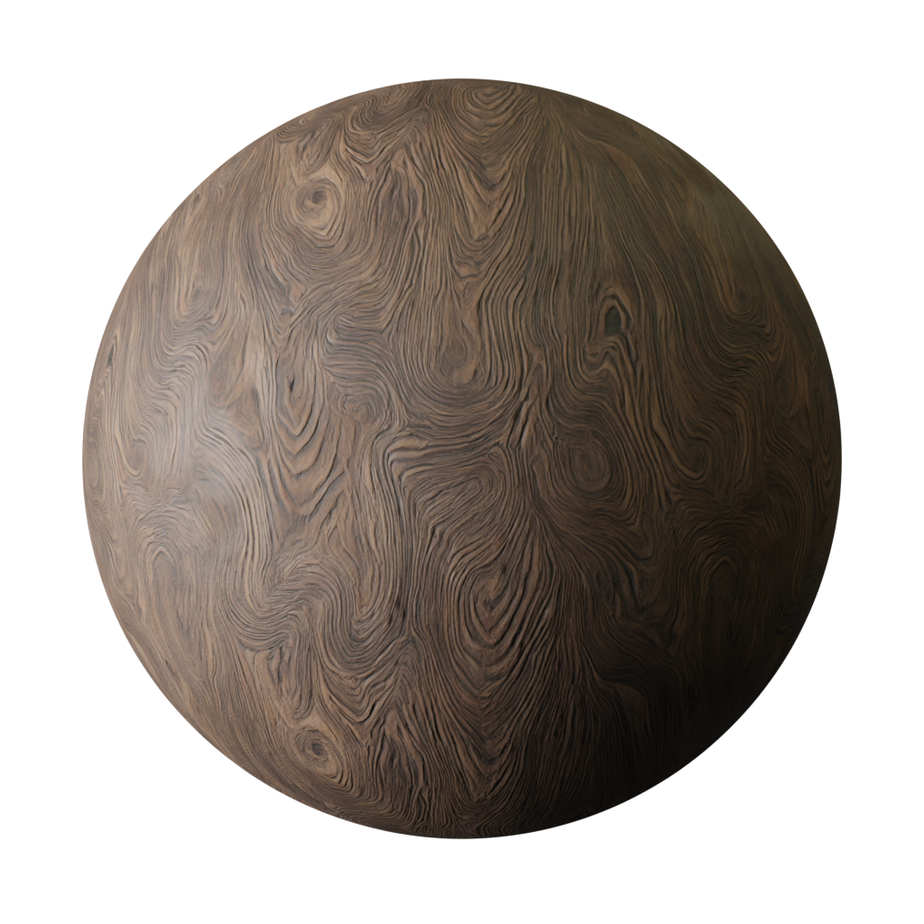 Dark Swirling Wood Pattern | FREE wood materials | BlenderKit