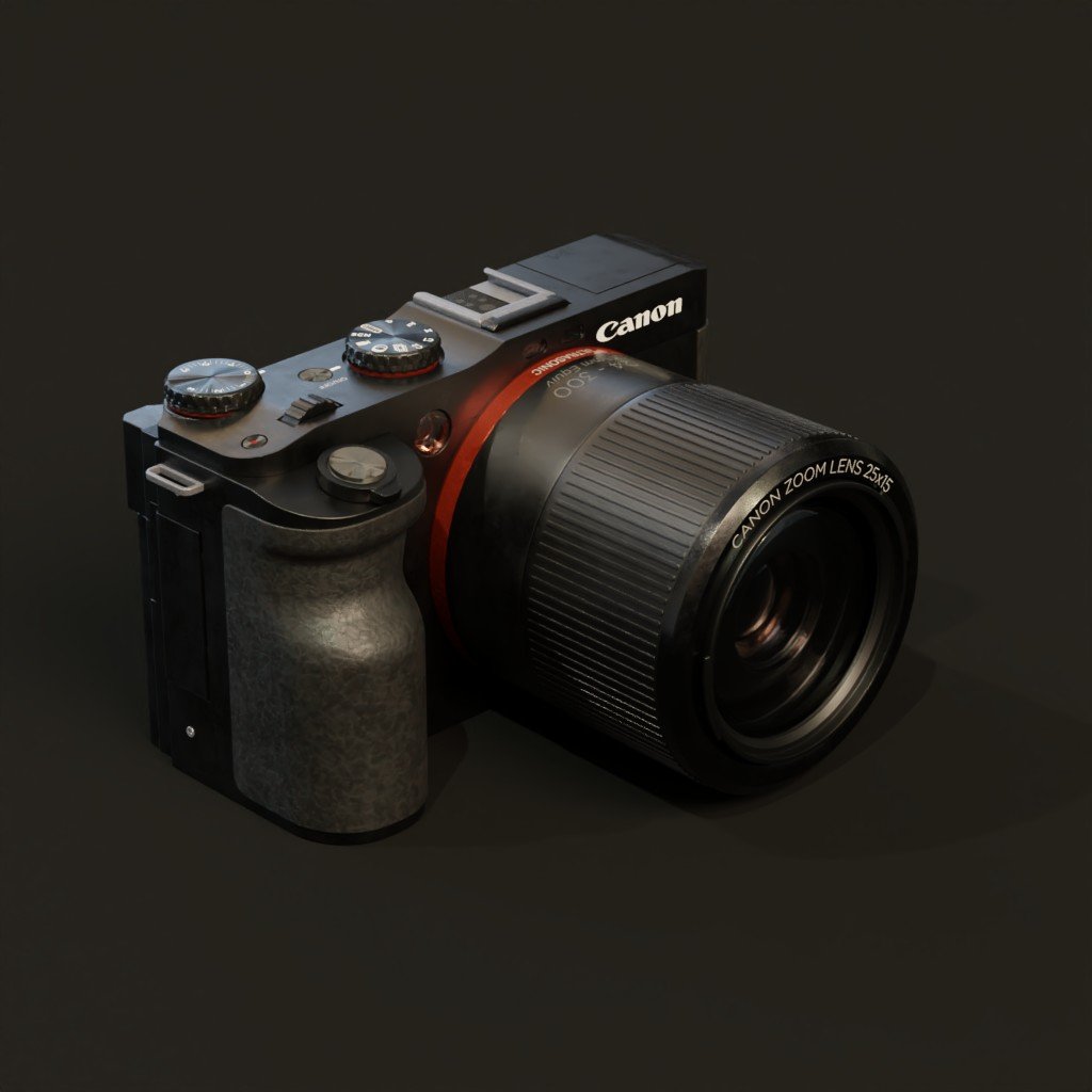 Canon fashionable Camera Photography models BlenderKit