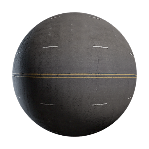 Asphalt Road | FREE asphalt materials | BlenderKit