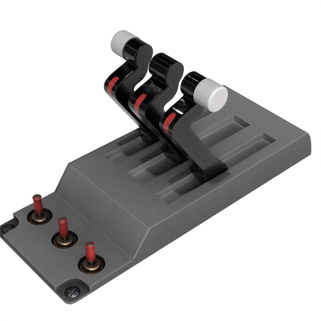 Aircraft Control Panel | Transport models | BlenderKit