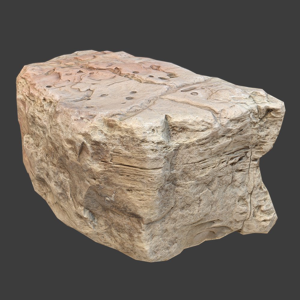 Limestone Boulder | Environment Elements models | BlenderKit