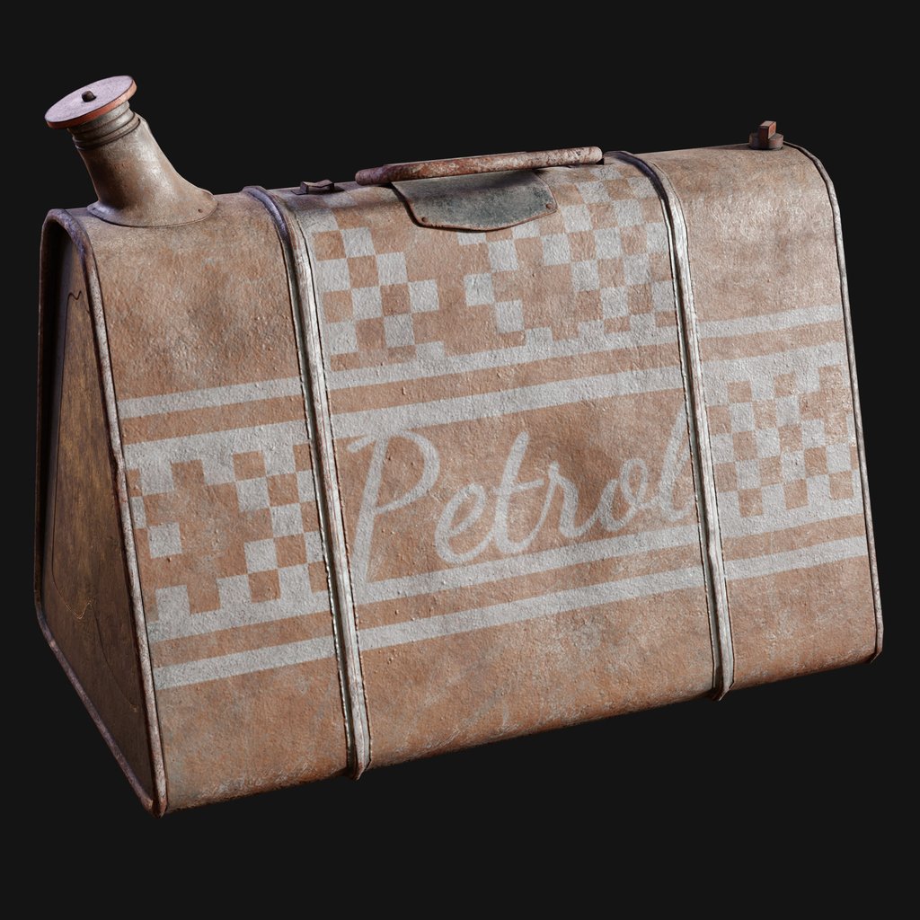 PostWar Civilan 20L Triangular Jerrycan | FREE Interior Decorations ...