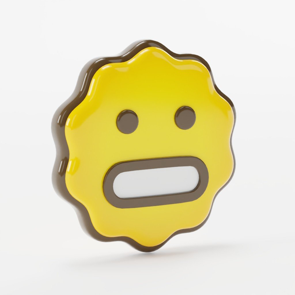 Emoji Set. 3d PBR Model. | Signs models | BlenderKit