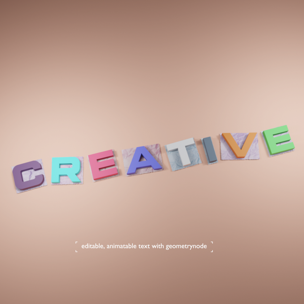 Step Linear Motion Typography | Typography scenes | BlenderKit