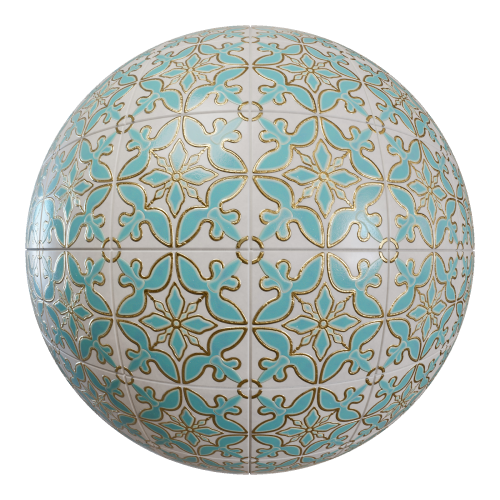 Decorative Tiles | FREE tiles materials | BlenderKit