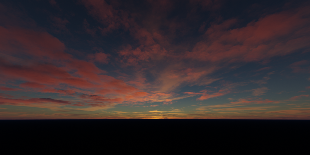 Pink Cloudy Twilight Sky | FREE Nature HDRis | BlenderKit