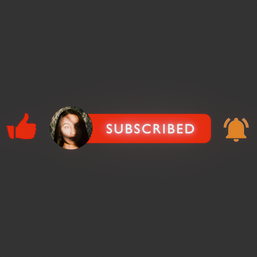 Youtube subscribe like bell button | FREE Motion Design models | BlenderKit