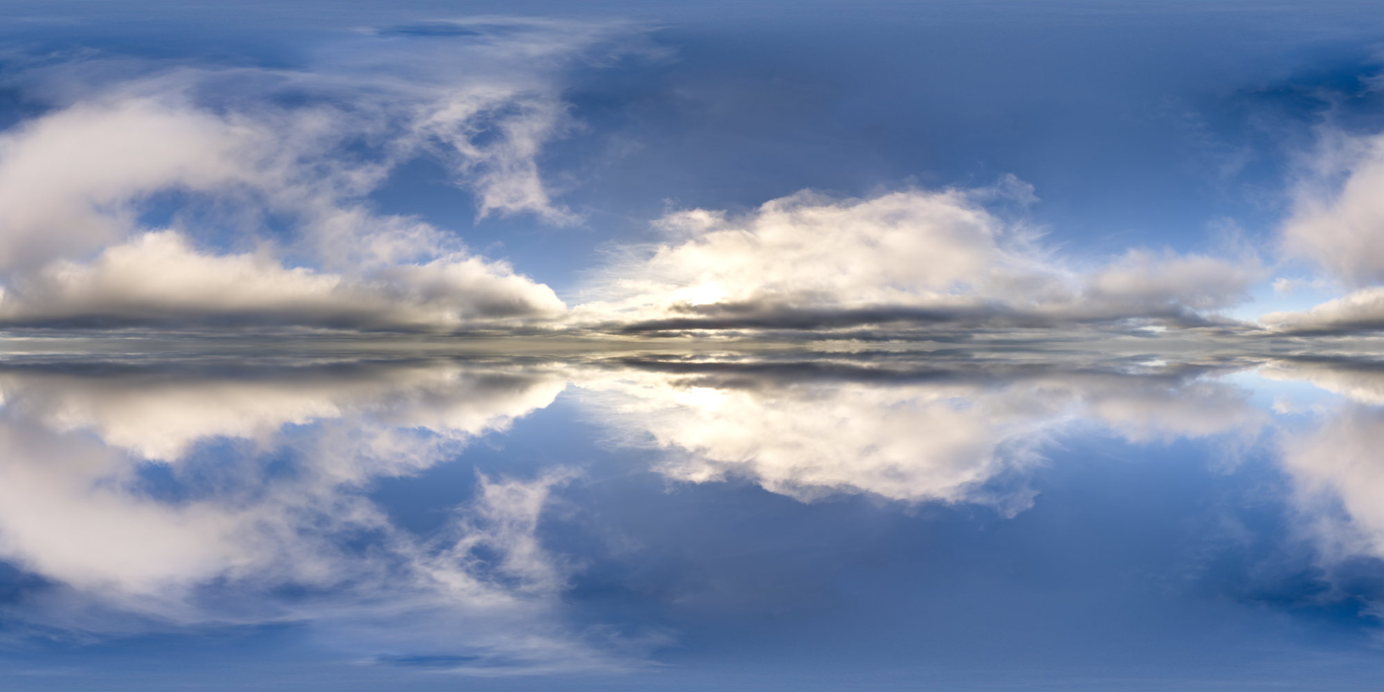 Infinite Sky - Cloudy Sunny Evening | Nature HDRis | BlenderKit