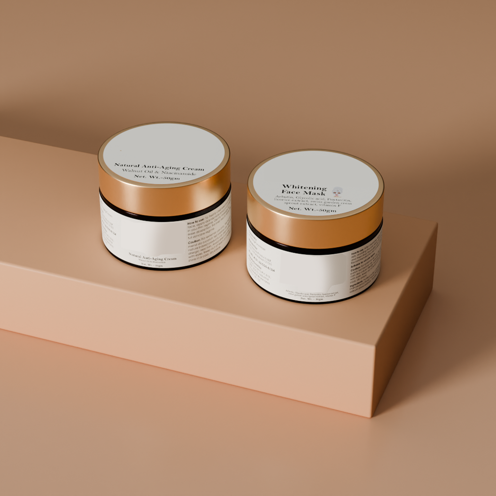 Face mask jar presentation | Mockup scenes | BlenderKit
