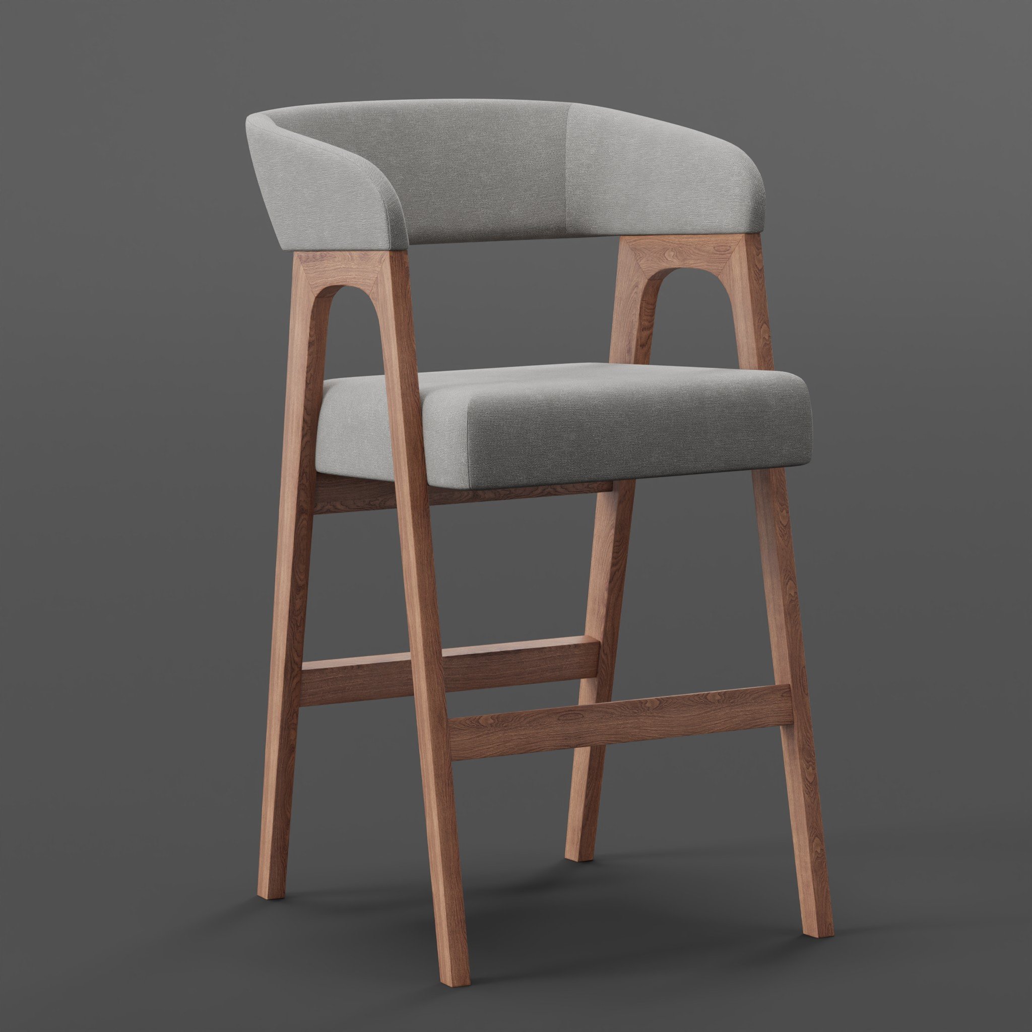 Deephouse Bern stool | Bar chairs models | BlenderKit