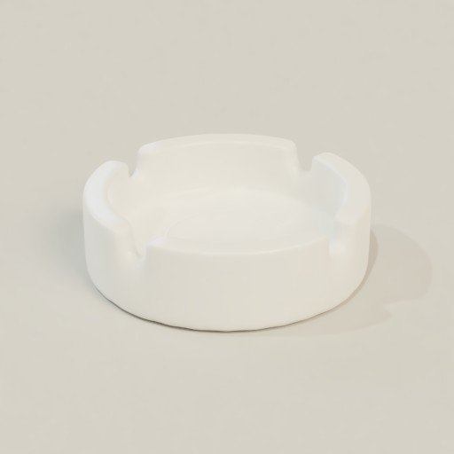 White Ashtray | FREE Miscellaneous models | BlenderKit