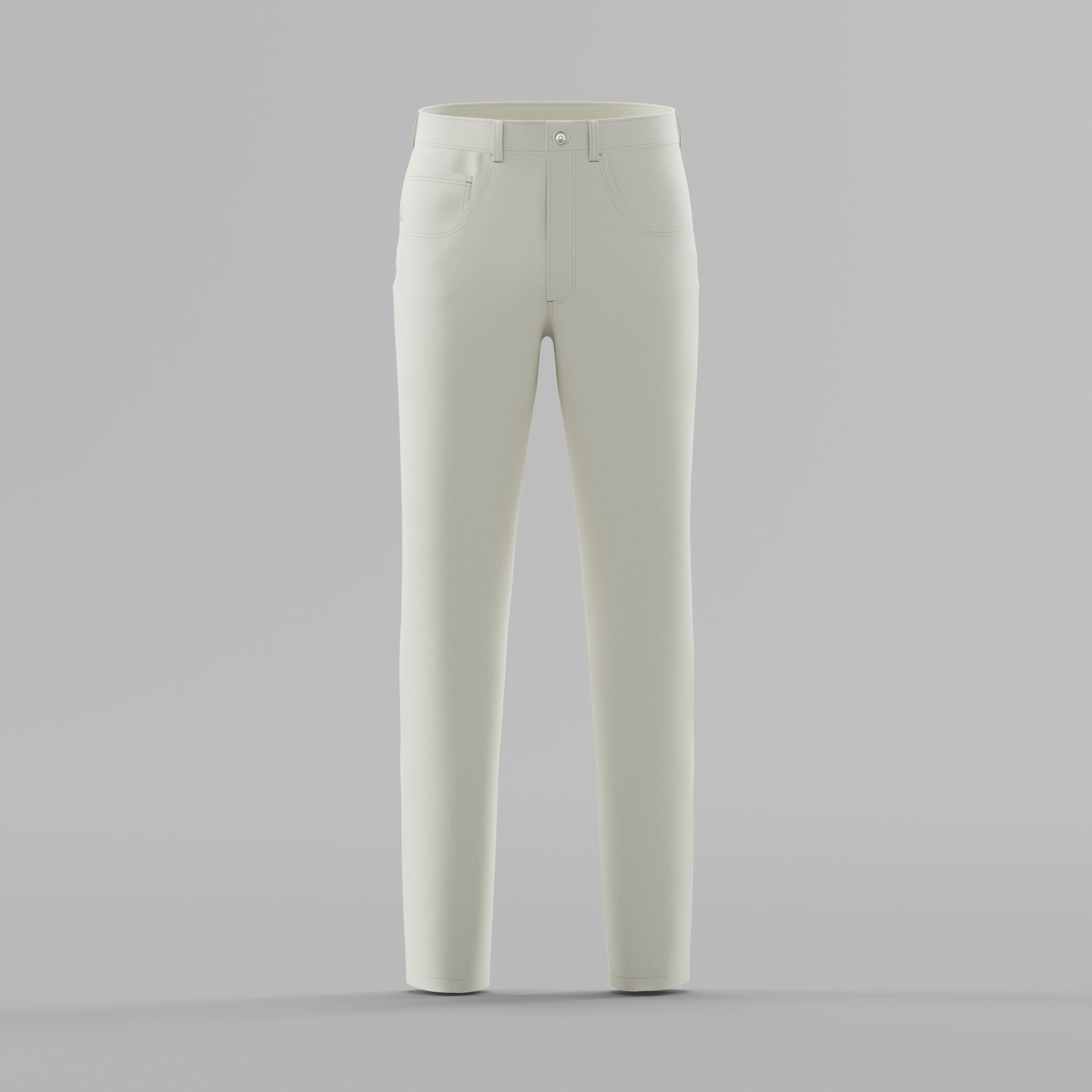 Solid Color Formal Pant | Man Clothing models | BlenderKit