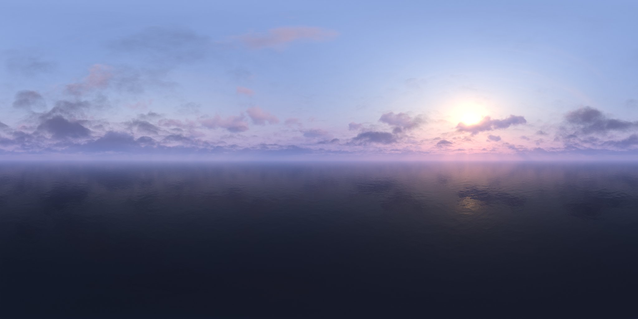 Morning sky cloudy horizon | Nature HDRis | BlenderKit
