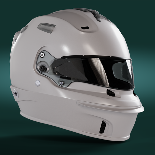 GT3 Racing Helmet (New) PL | FREE Headwear models | BlenderKit