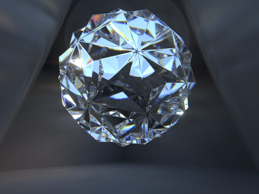 Light Dispersion Glass Shader Scene | FREE Abstract scenes | BlenderKit