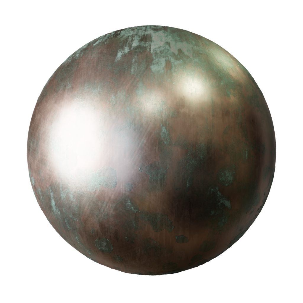 Oxidized Copper | FREE metal materials | BlenderKit