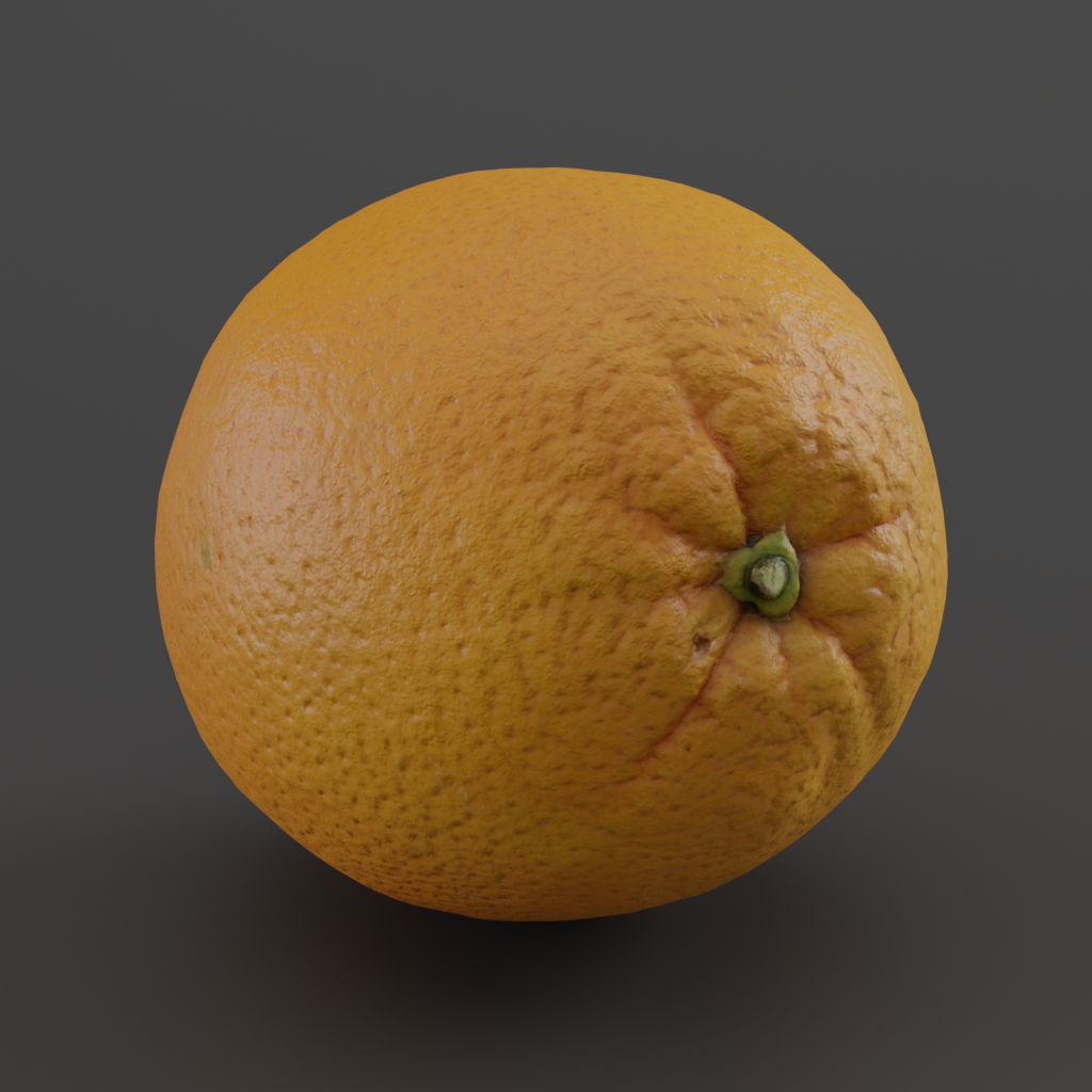 Orange | FREE Fruit & Vegetables models | BlenderKit