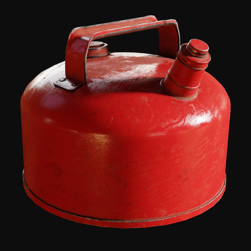 Kettle Style 1 Gallon Oil Can | Containers models | BlenderKit