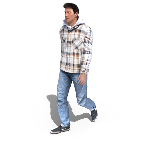 Human walking 1.8m | FREE Men models | BlenderKit