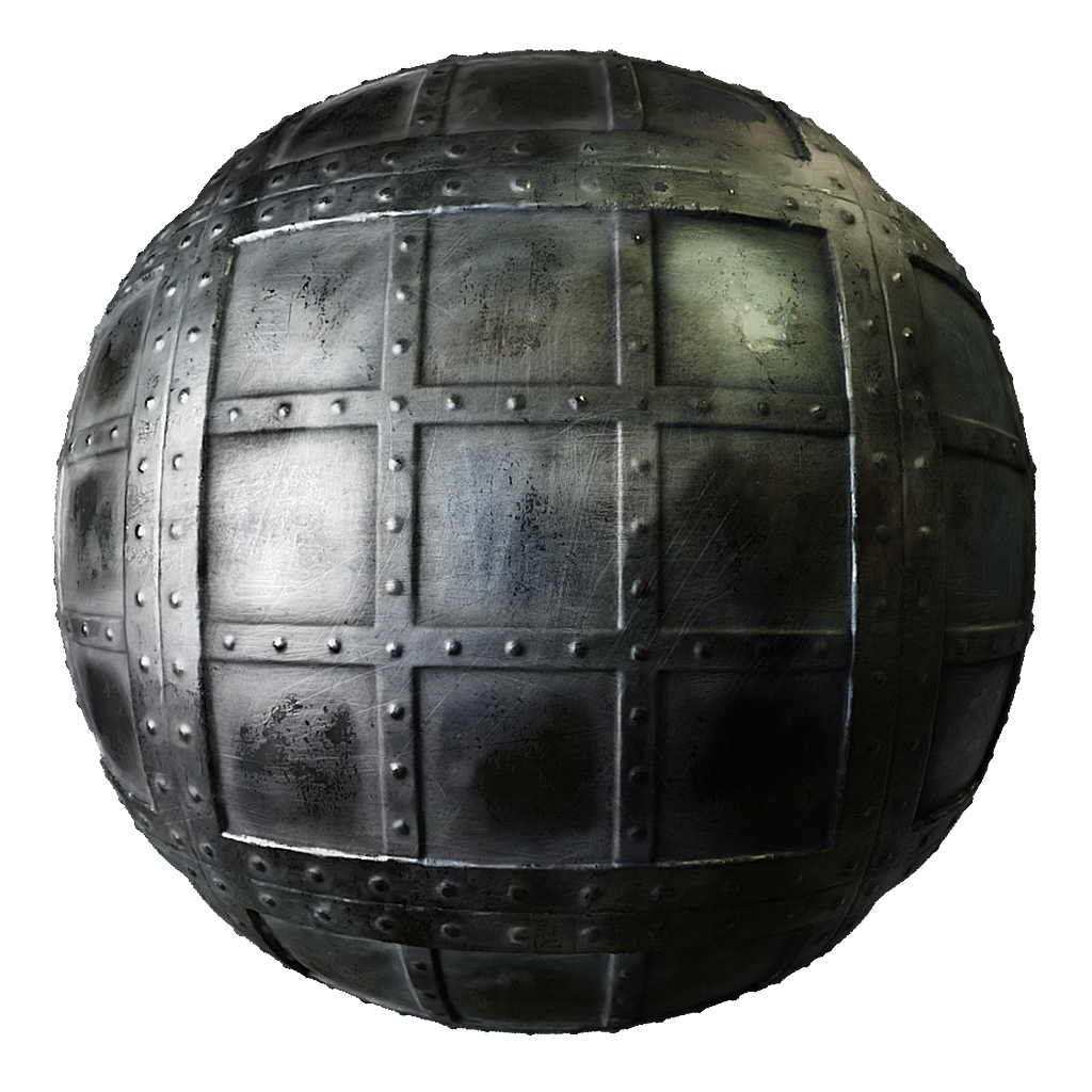 Metal Rivets Iron Panels | FREE metal materials | BlenderKit